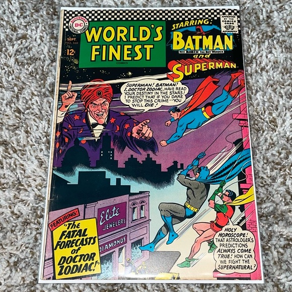DC Comics | Art | Vintage 966 Worlds Finest Dc Comics Zodiac Appearance ...